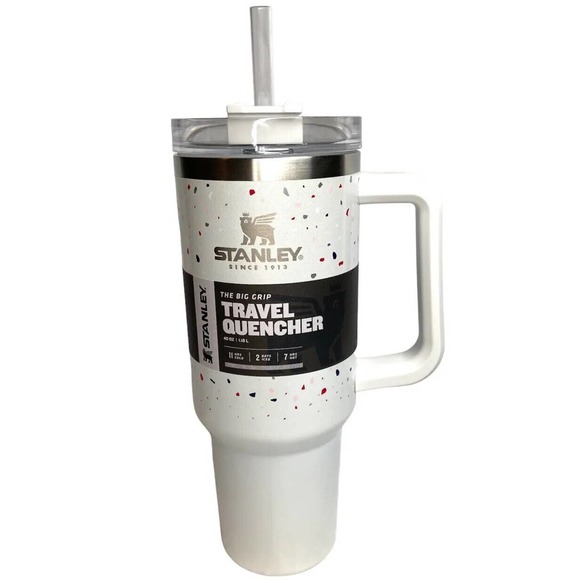Stanley Adventure 40oz Stainless Steel Quencher Tumbler Terrazzo Pearlescent